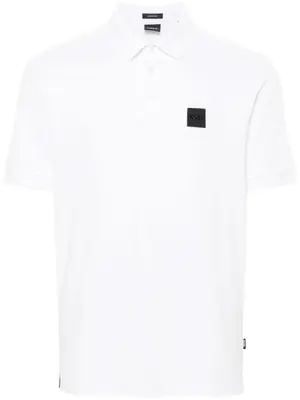 BOSS Appliqué-logo Polo Shirt - White