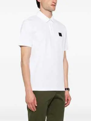 BOSS Appliqué-logo Polo Shirt - White