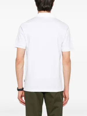 BOSS Appliqué-logo Polo Shirt - White