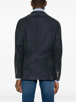 Brunello Cucinelli Single-breasted Suede Blazer