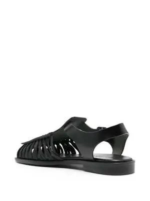 Hereu Alaro Leather Sandals - Black