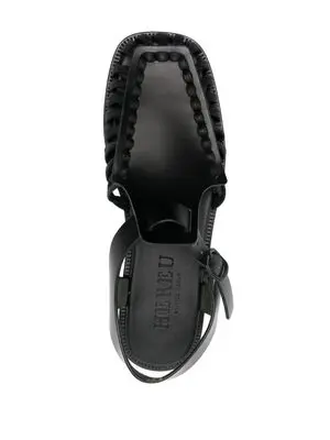 Hereu Alaro Leather Sandals - Black