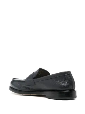 Premiata Penny-slot Leather Loafers - Blue