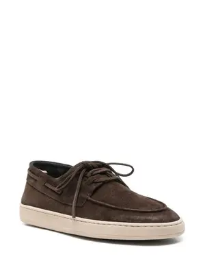 Officine Creative Suede Boat Shoes
