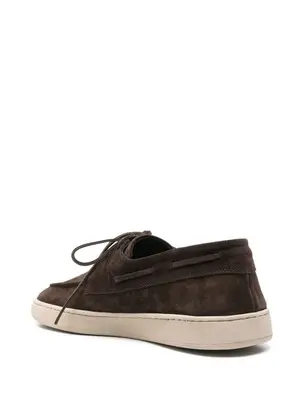 Officine Creative Suede Boat Shoes