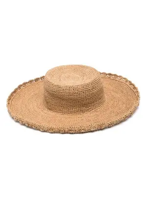 IBELIV Playa Raffia Hat