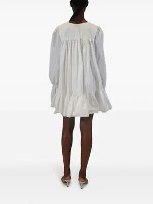 Azeeza Thistle Ruffle Poplin Minidress