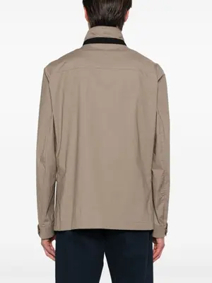 FAY Multi-pocket Field Jacket - Brown
