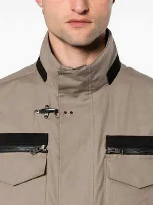 FAY Multi-pocket Field Jacket - Brown