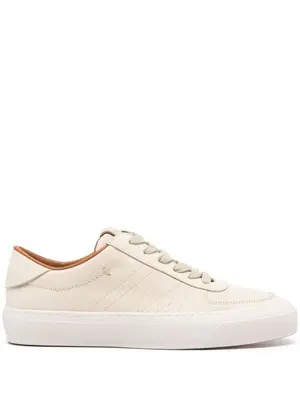 Moncler Monclub Leather Sneakers - Neutrals