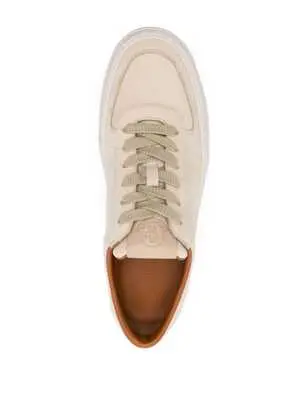 Moncler Monclub Leather Sneakers - Neutrals