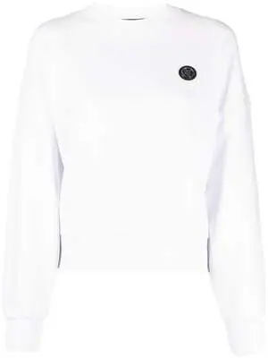 PLEIN SPORT Logo Appliqué Sweatshirt - White