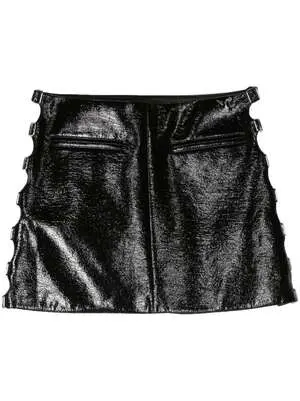 COURREGES Multi Sangle Trapeze Miniskirt