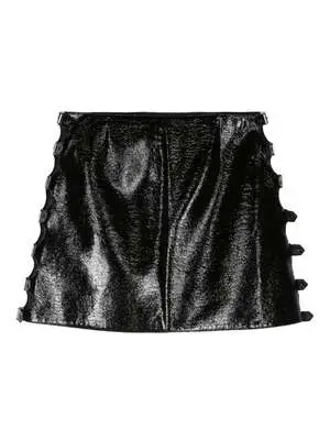 COURREGES Multi Sangle Trapeze Miniskirt