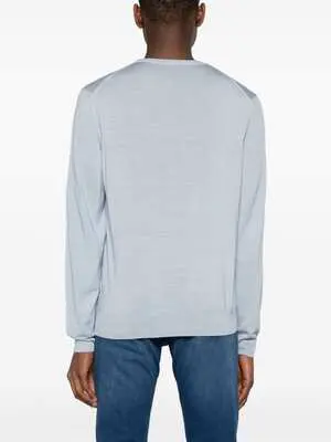 DRUMOHR Crew-neck Merino Jumper - Blue