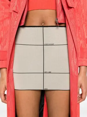 Vetements Motif-print Mini Skirt