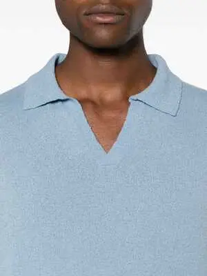 DRUMOHR Split-neck Polo Shirt
