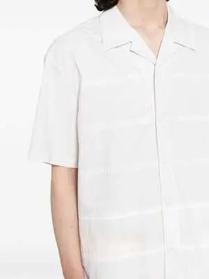 CRAIG GREEN Panelled Cotton Short-sleeve Shirt - Neutrals