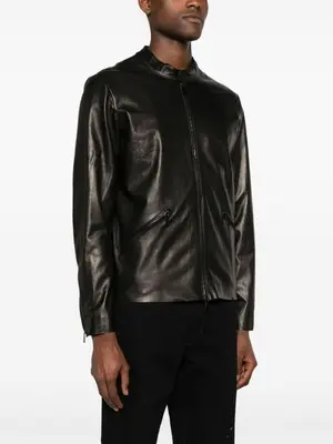 GIORGIO BRATO Zip-up Leather Jacket