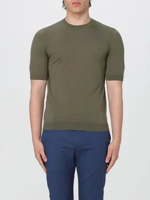 BALLANTYNE Ballantyne Short Sleeve Sweater Olive