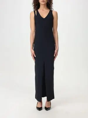 Patrizia Pepe Sleeveless Maxi Dress With V-neck And Slit
