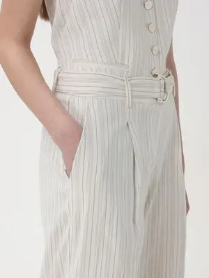 Liu Jo Striped Wide-leg Trousers - White