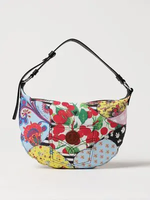 Moschino Patchwork Shoulder Bag