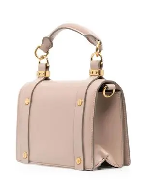 Chloé Neutral Ora Small Leather Top Handle Bag