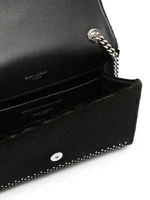 Saint Laurent Small Kate Crystal-embellished Shoulder Bag