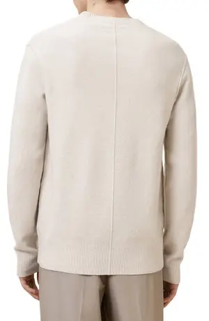 ALLSAINTS Statten Crewneck Sweater - Cloudy White