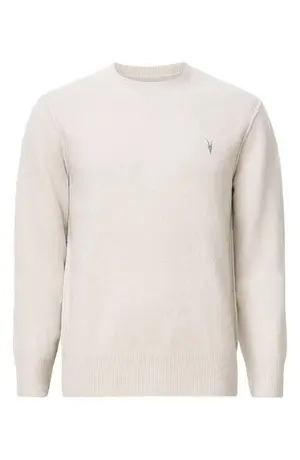 ALLSAINTS Statten Crewneck Sweater - Cloudy White