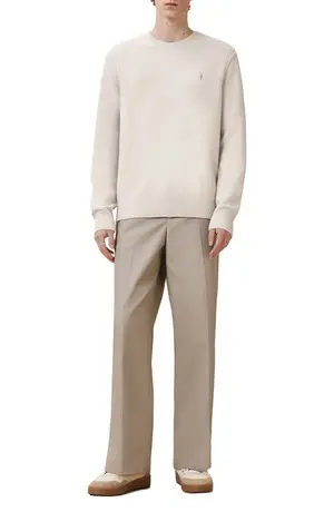 ALLSAINTS Statten Crewneck Sweater - Cloudy White