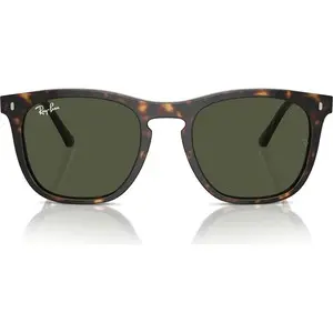 Ray-ban 53mm Polarized Square Sunglasses - Havana