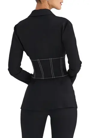 MISTRESS ROCKS Long Sleeve Corset Shirt