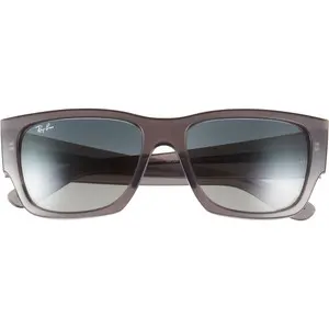Ray-ban Carlos Rectangular Sunglasses - Grey Flash