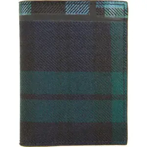 Comme Des Garçons Patchwork Tartan Bifold Wallet - Green