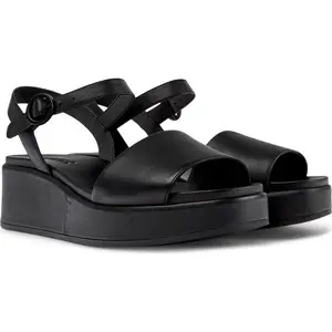 Camper Misia Platform Sandal - Black