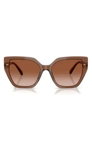 SWAROVSKI Constella Irregular Sunglasses - Brown Gradient