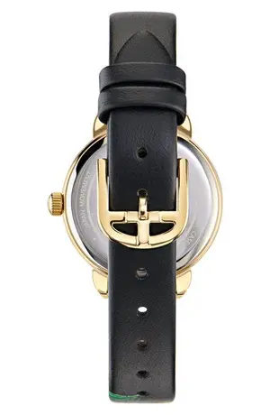 Ted Baker London Floral Dial Watch - Black
