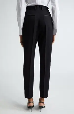 Dolce & Gabbana Wool-blend Gabardine Cigarette Trousers