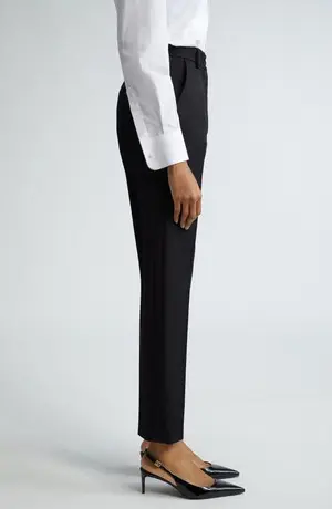 Dolce & Gabbana Wool-blend Gabardine Cigarette Trousers