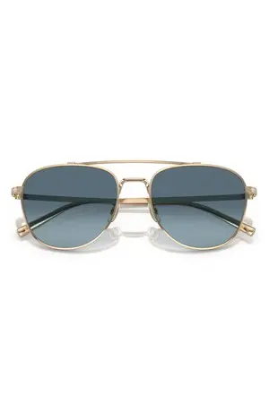 Oliver Spencer Oliver Peoples Rivetti 55mm Gradient Pilot Sunglasses Blue Gradient