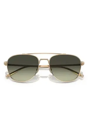 Oliver Spencer Oliver Peoples Rivetti 55mm Gradient Pilot Sunglasses Gold