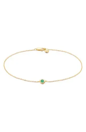 Monica Vinader Emerald Bracelets