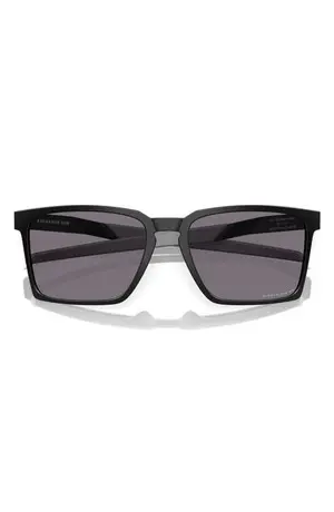 Oakley Exchange 56mm Rectangle Sunglasses - Black Grey