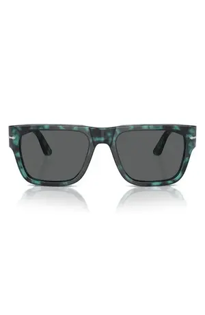 Persol 57mm Sunglasses - Blue Havana