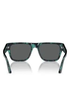 Persol 57mm Sunglasses - Blue Havana