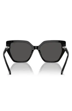 SWAROVSKI 57mm Constella Cat Eye Sunglasses - Black