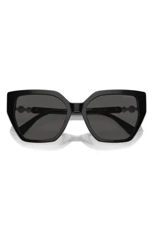 SWAROVSKI 57mm Constella Cat Eye Sunglasses - Black