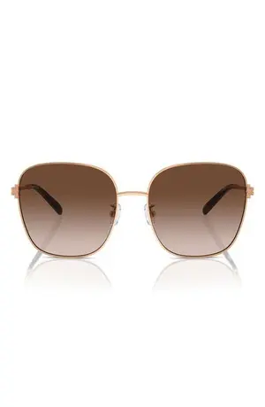 Tory Burch 57mm Square Sunglasses